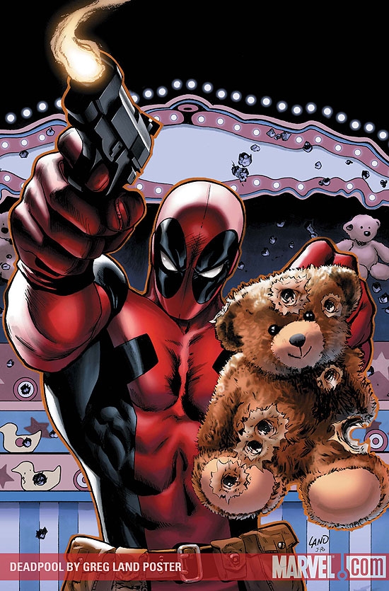 Deadpool by Greg Land Poster (2009) #1 | Comic Issues | Marvel