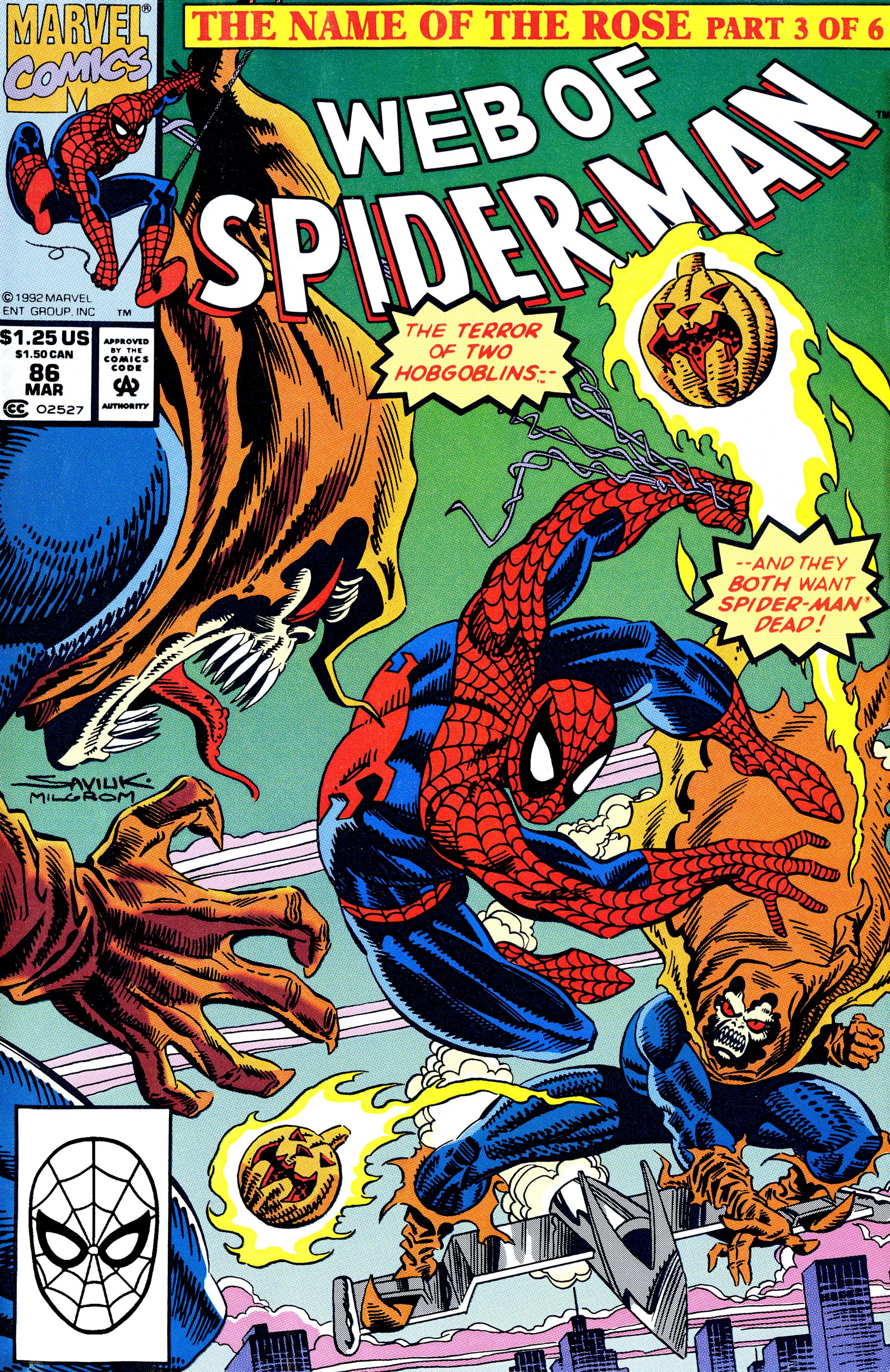 Web of Spider-Man (1985) #86 | Comic Issues | Marvel