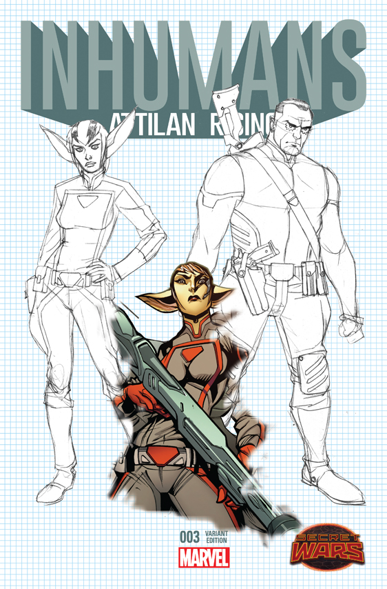 Inhumans: Attilan Rising (2015) #3 (Johnson Design Variant) | Comic ...