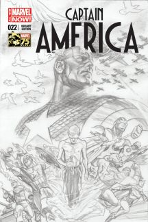 Captain America (2012) #22 (Ross 75th Anniversary Sketch Variant ...