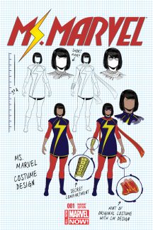 Ms. Marvel (2014) #1 (Mckelvie Design Variant) | Comic Issues | Marvel
