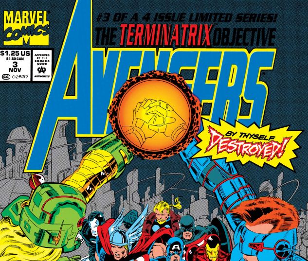 Avengers: The Terminatrix Objective (1993) #3 | Comic Issues | Marvel
