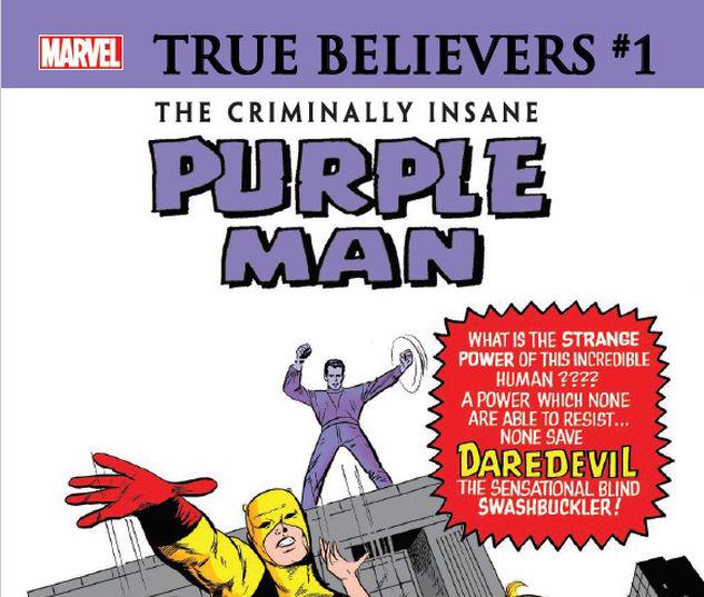 True Believers: The Criminally Insane - Purple Man (2020) #1 | Comic ...