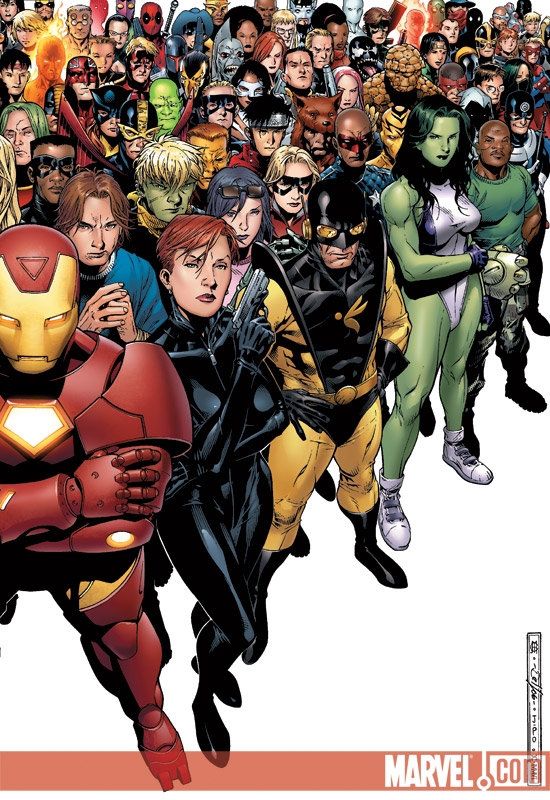 Avengers: The Initiative (2007) #1 (50/50 Cover (right)) | Comic Issues ...
