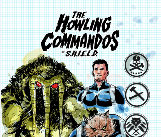 Howling Commandos of S.H.I.E.L.D. (2015) #1 (Schoonover Design Variant ...