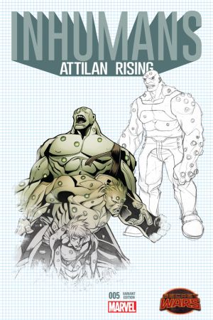Inhumans: Attilan Rising (2015) #5 (Johnson Design Variant) | Comic ...