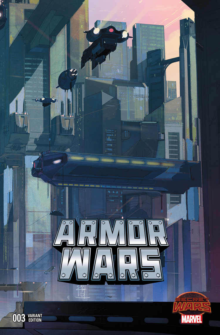 Armor Wars (2015) #3 (Maleev Landscape Wraparound Variant) | Comic ...
