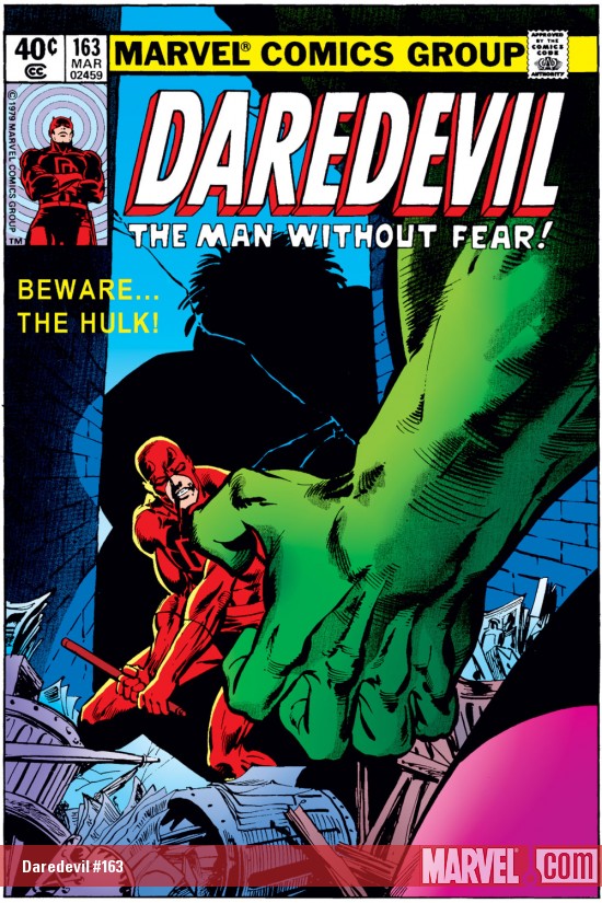 Daredevil #163 (1980)--Frank Miller : r/ClassicMarvelCovers