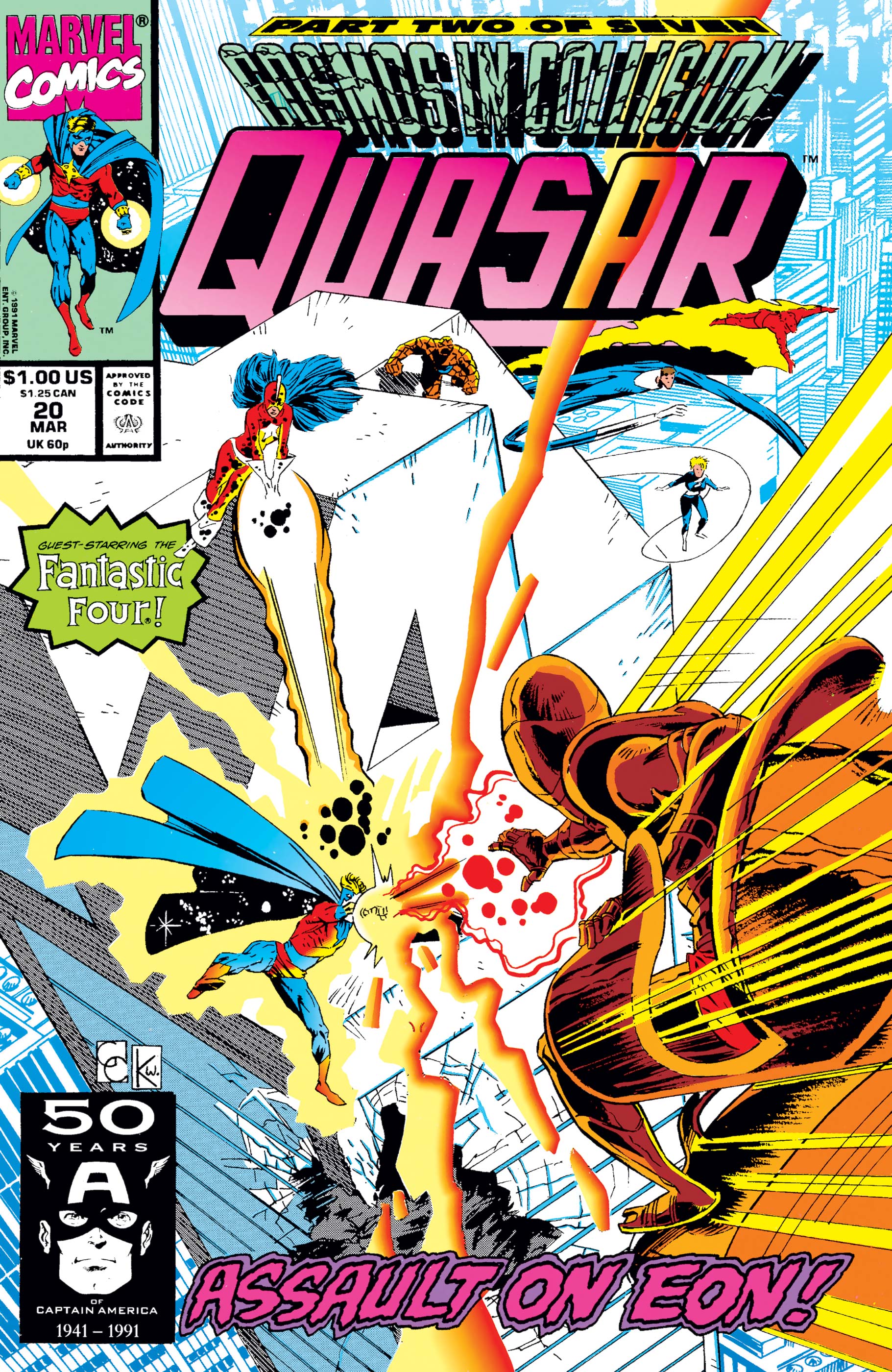 Quasar (1989) #20 | Comic Issues | Marvel