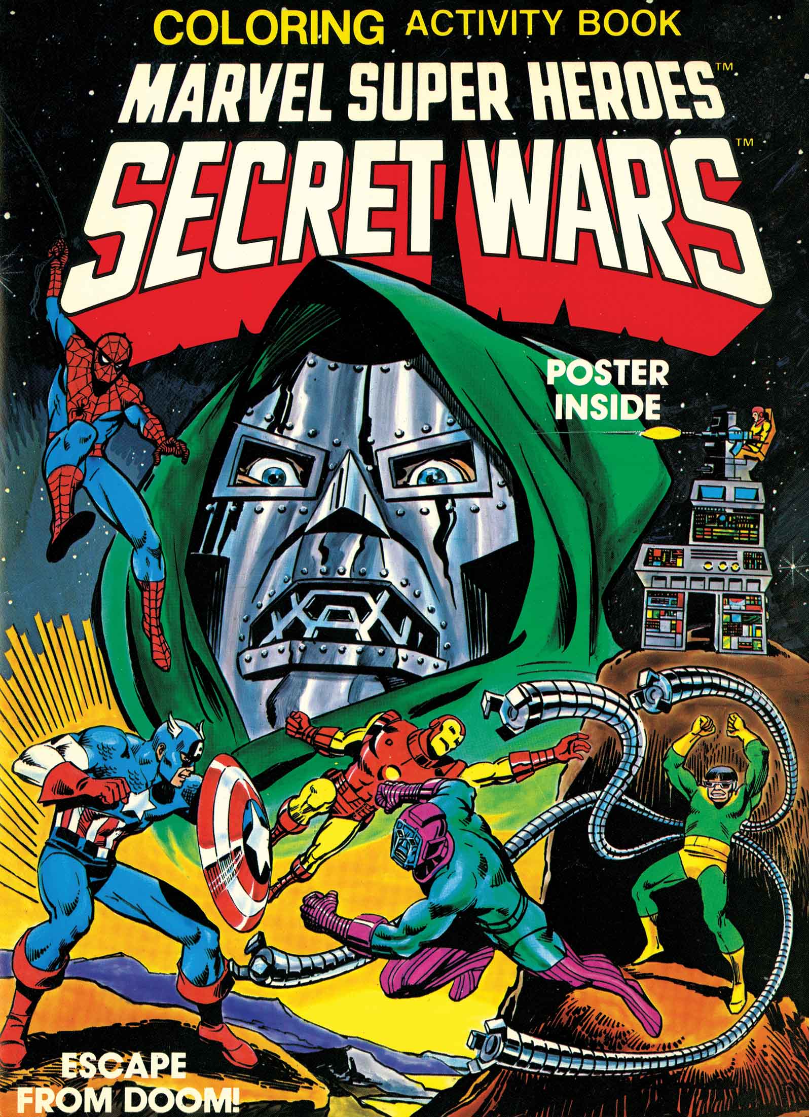 Marvel Super Heroes Secret Wars Activity Book Facsimile Collection ...