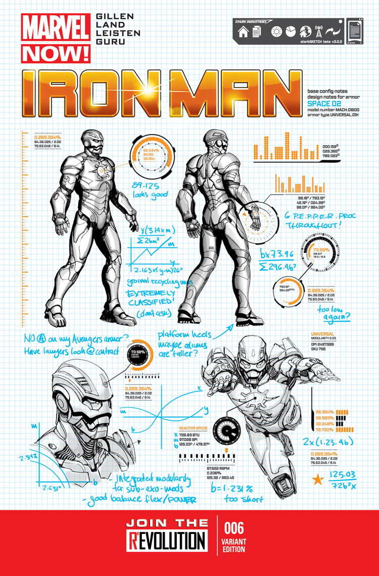 Iron Man (2012) #6 (Mcniven Design Variant) | Comic Issues | Marvel