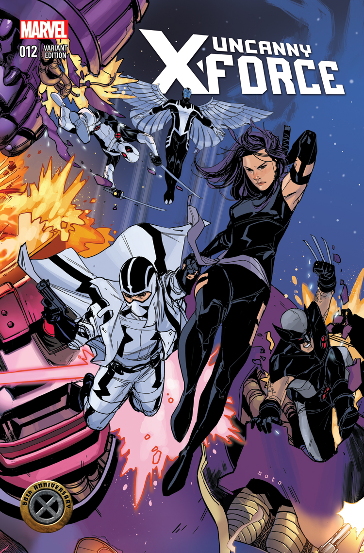 Uncanny X-Force (2013) #12 (Noto X- Men 50th Anniversary Variant) | Comic Issues | Marvel