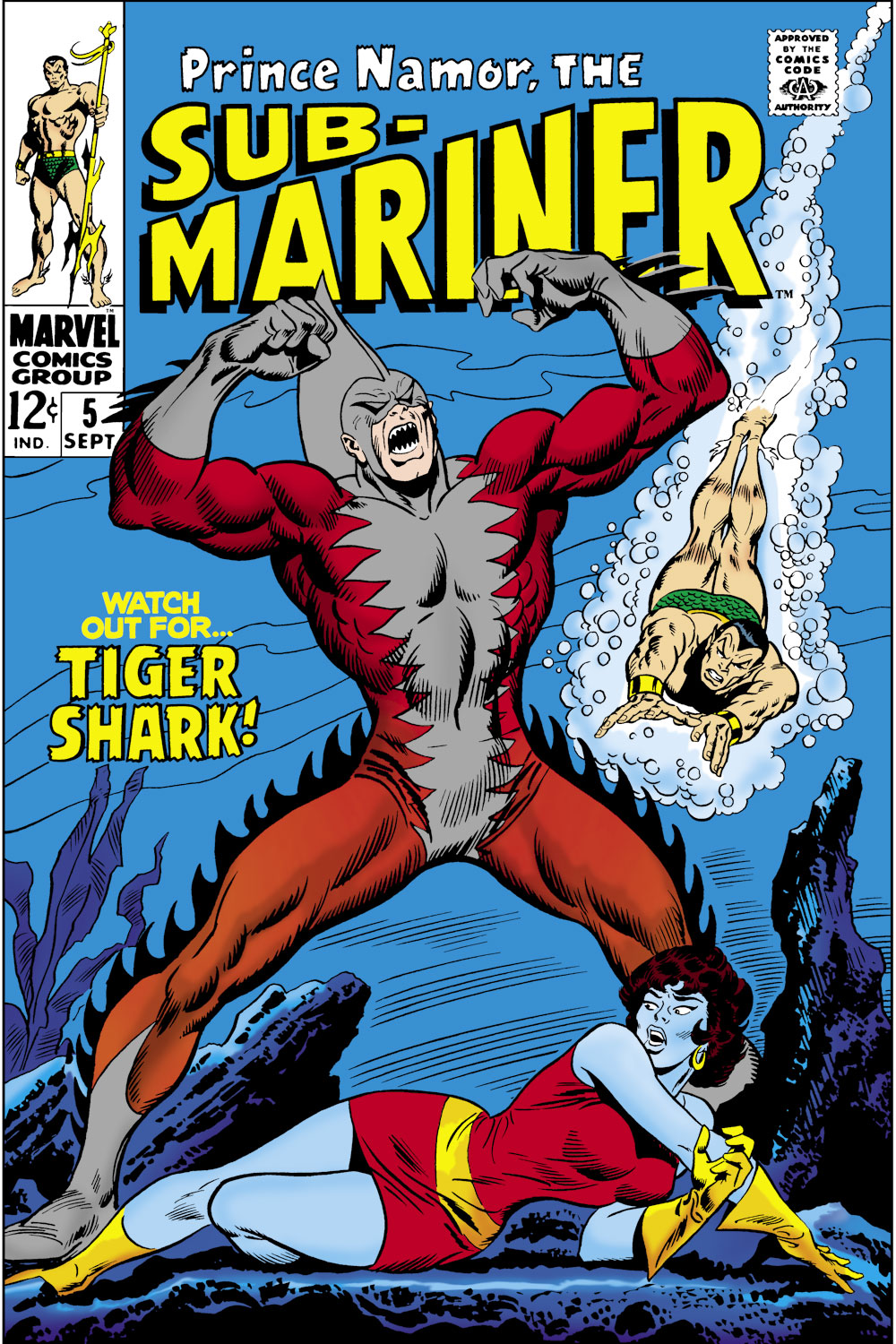 Sub-Mariner (1968) #5 | Comic Issues | Marvel