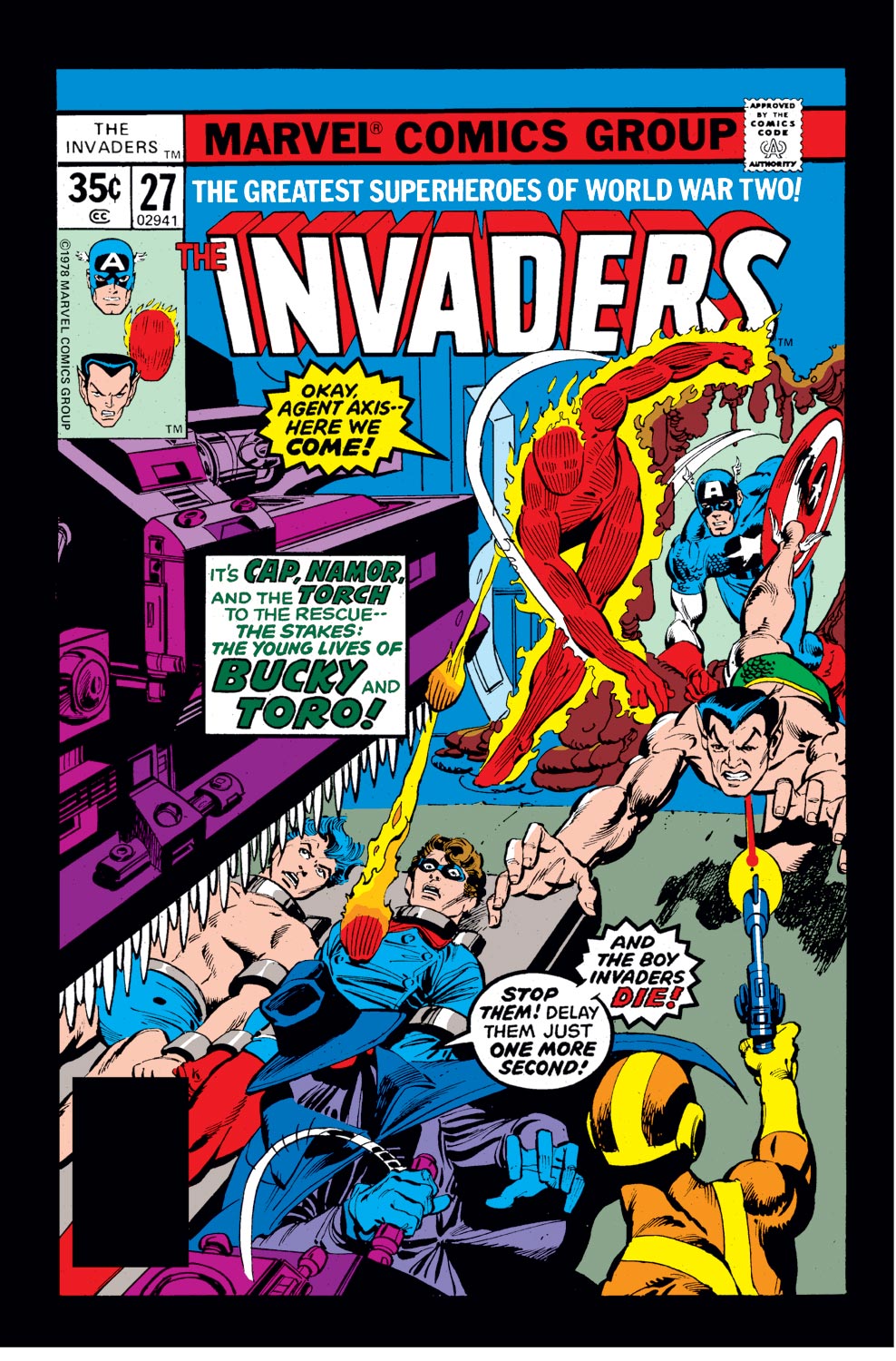 Invaders (1975) #27 | Comics | Marvel.com