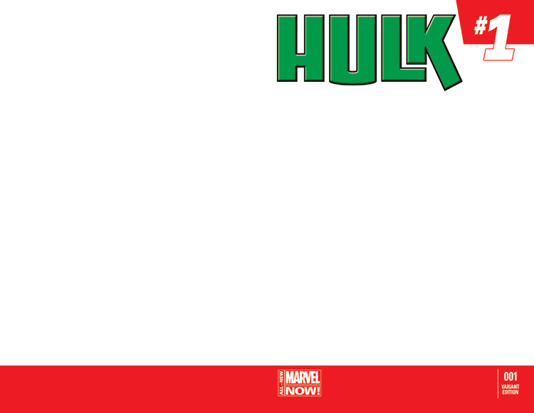 Hulk (2014) #1 (Blank Cover Variant) | Comic Issues | Marvel