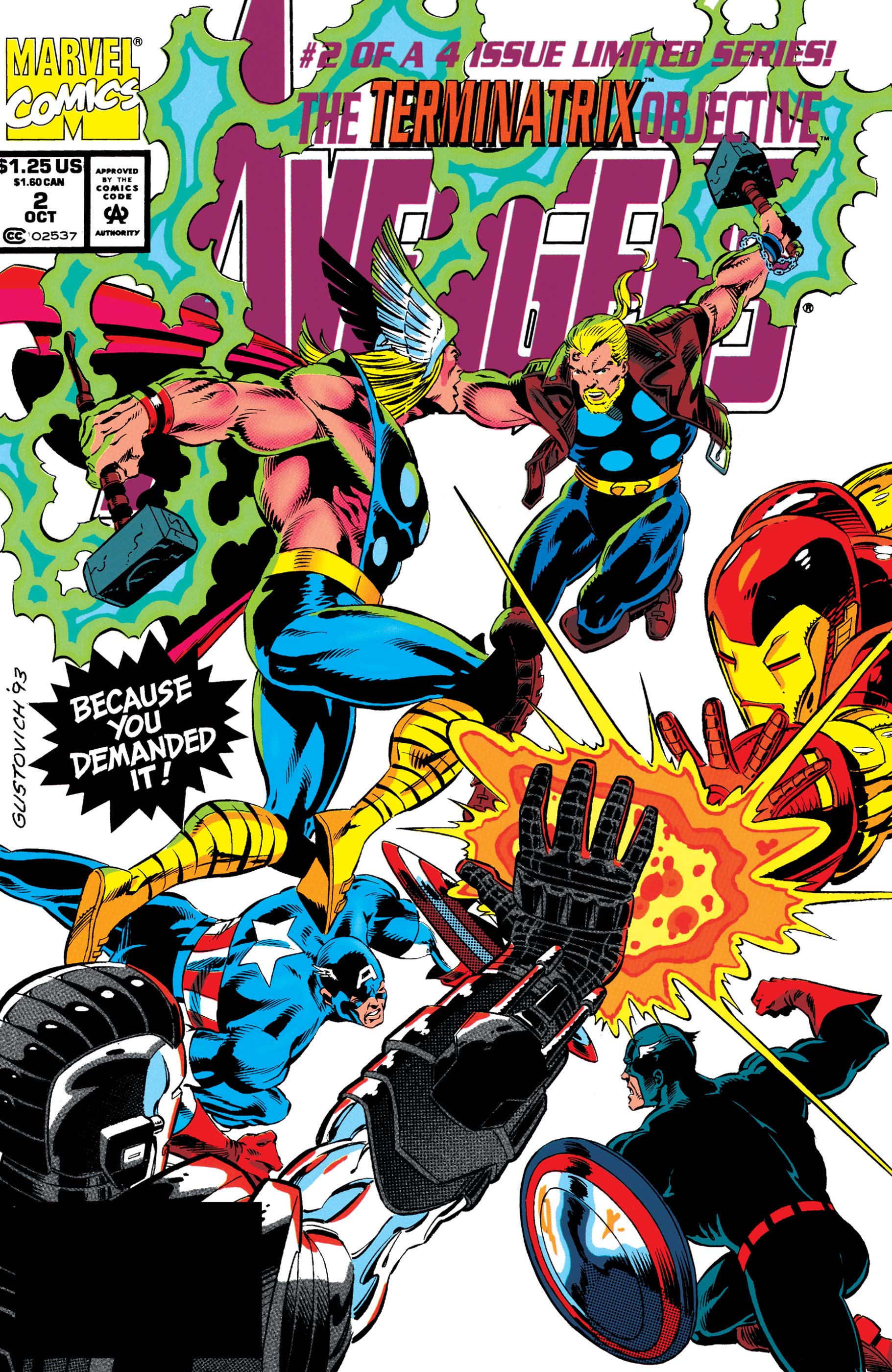 Avengers: The Terminatrix Objective (1993) #2 | Comic Issues | Marvel