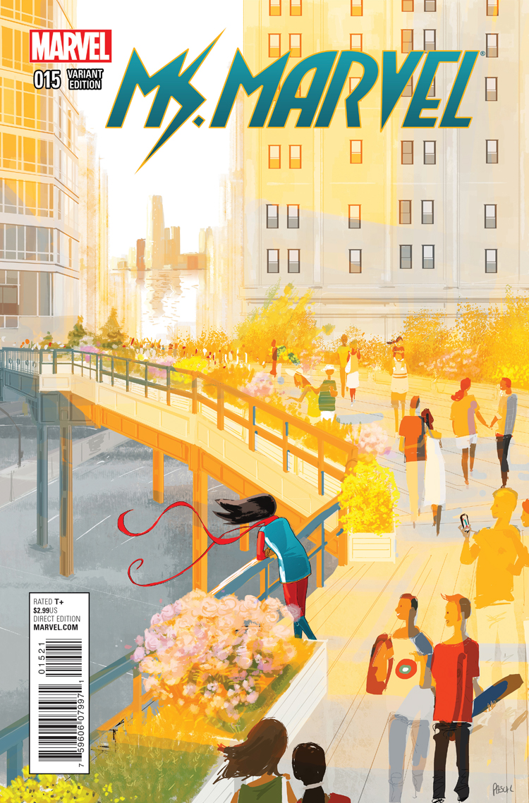 Ms. Marvel (2014) #15 (Campion Nyc Variant) | Comic Issues | Marvel