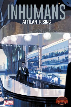 Inhumans: Attilan Rising (2015) #3 (MALEEV LANDSCAPE WRAPAROUND VARIANT ...