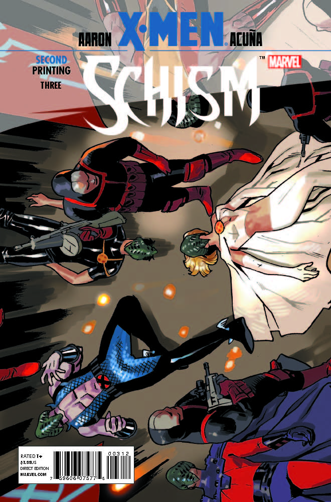 X-Men: Schism (2011) #3 (2nd Printing Variant) | Comic Issues | Marvel