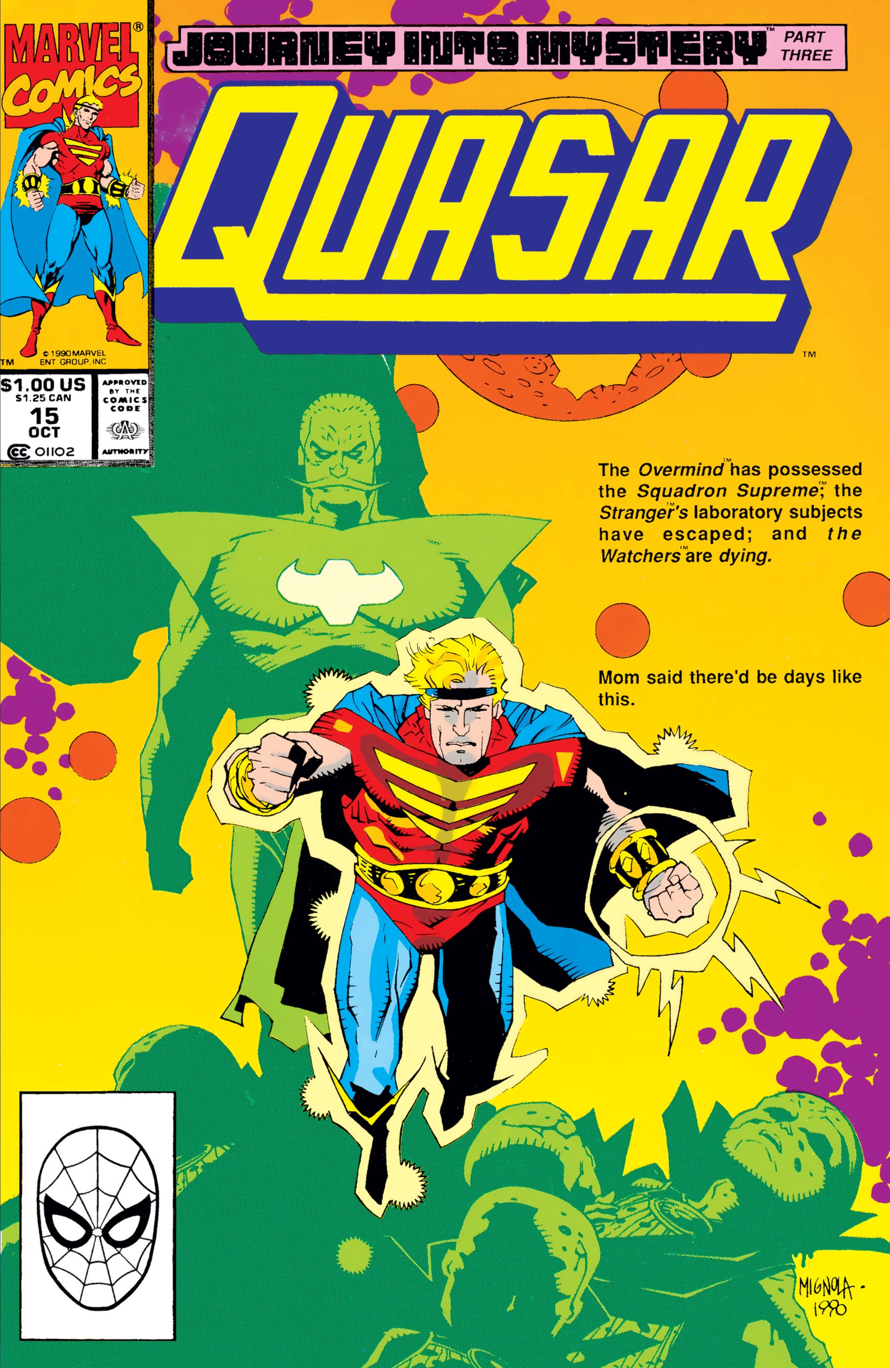 Quasar (1989) #15 | Comic Issues | Marvel