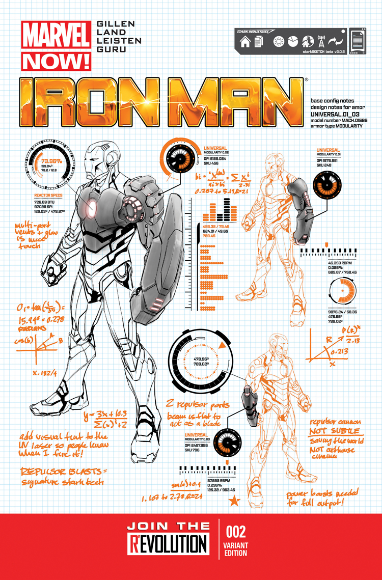 Iron Man (2012) #2 (Pagulayan Design Variant) | Comic Issues | Marvel