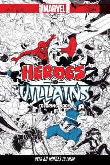 Marvel Heroes & Villains: A Marvel Comics Adult Coloring Book (Trade ...