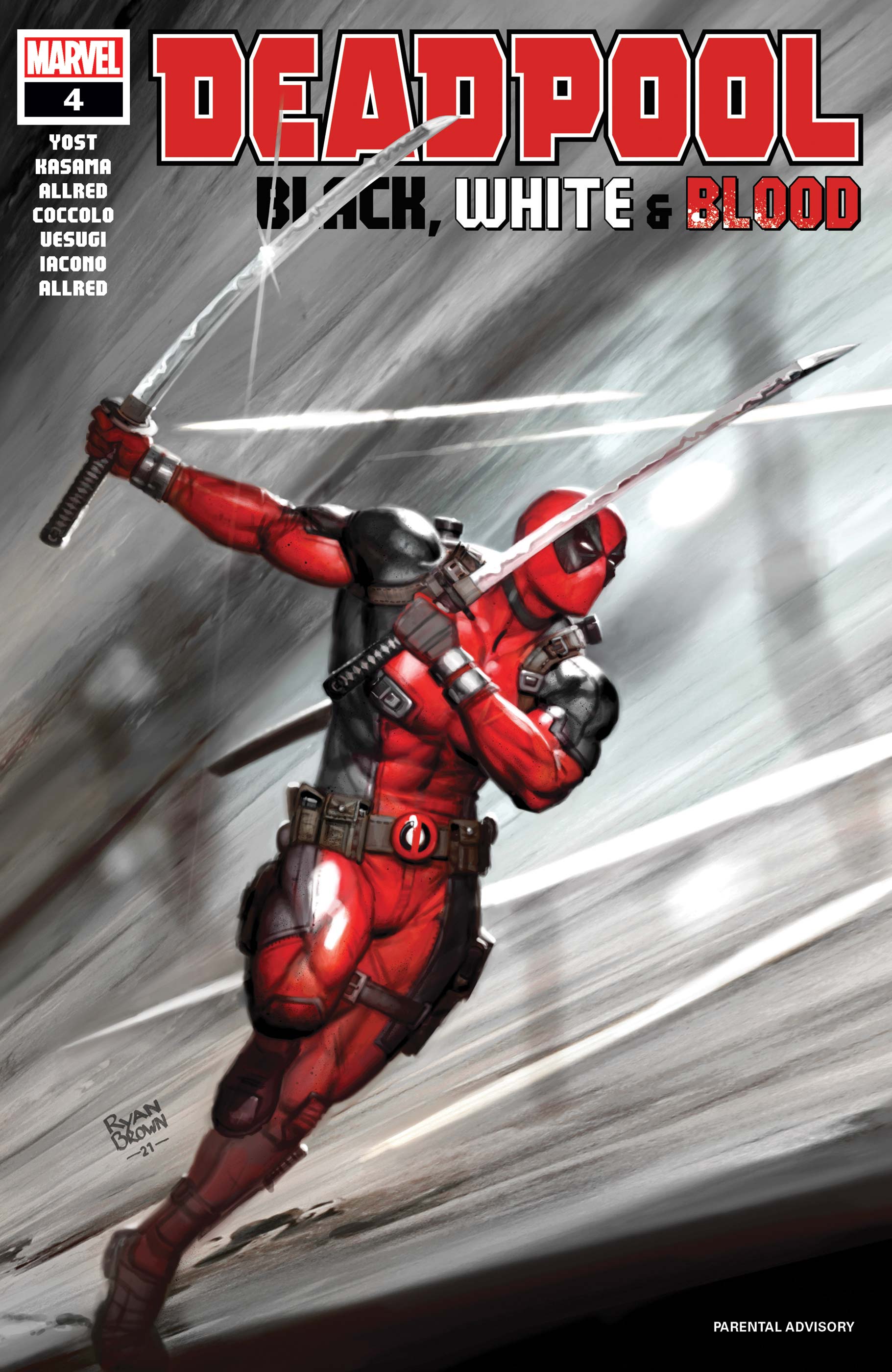 Deadpool: Black, White & Blood (2021) #4 | Comic Issues | Marvel